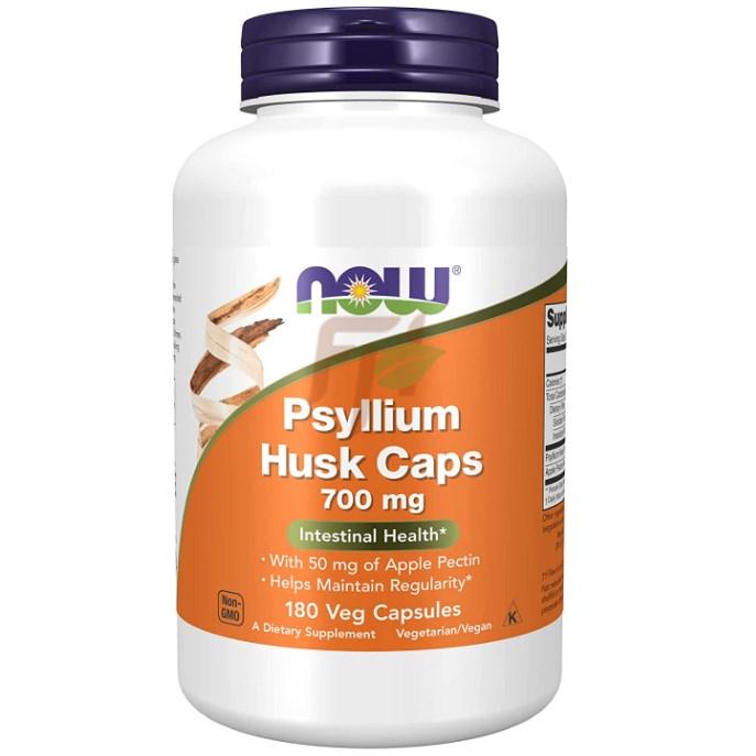 NOW PSYLLIUM HUSK CAPS (700 мг × 180 капсул) - Купить шелуху семян ...