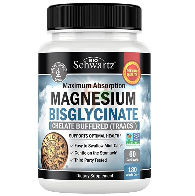 Bioschwartz MAGNESIUM BISGLYCINATE (180 капсул) - Купить глицинат ...