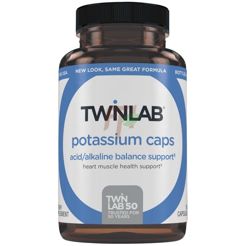 Twinlab POTASSIUM CAPS (99 мг * 180 капс) - купить калий в Москве | FitHerb
