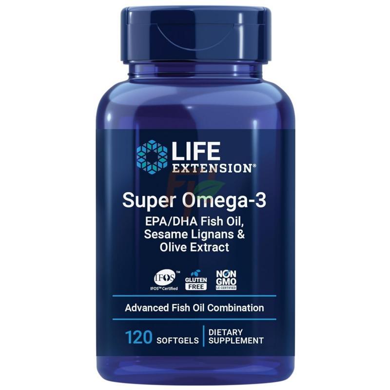 Life Extension SUPER OMEGA-3 (120 капс) - купить омега-3 в Москве | FitHerb