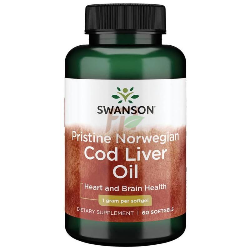 Swanson COD LIVER OIL (1000 мг * 60 капс) - купить в Москве | FitHerb