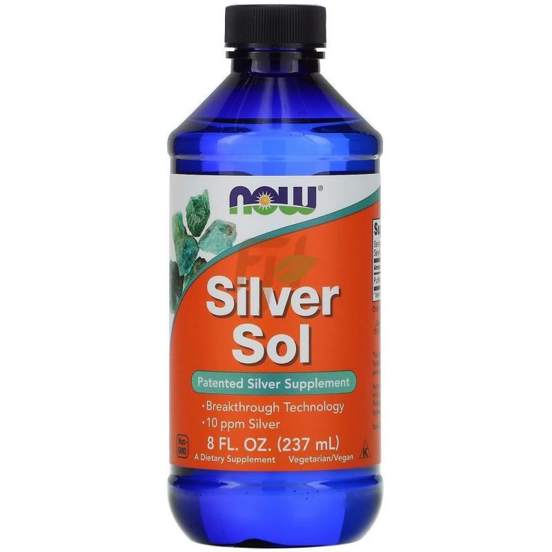 NOW SILVER SOL (237 мл) - купить коллоидное серебро в Москве | FitHerb