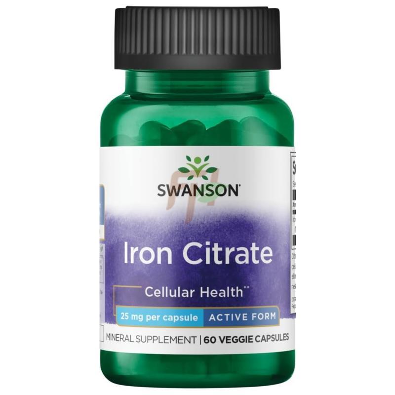 Swanson IRON CITRATE (35 мг * 60 капс) - купить железо в Москве | FitHerb