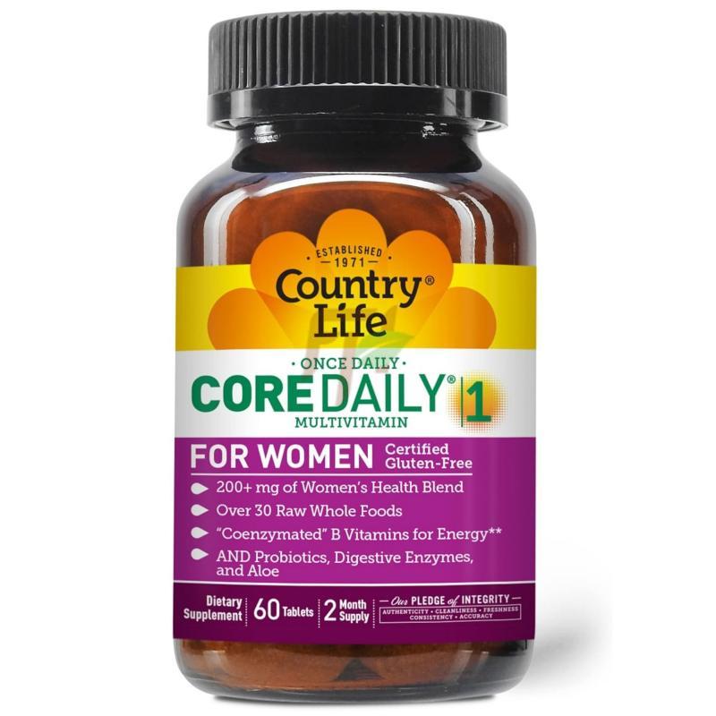 Country Life, CORE DAILY-1 WOMEN (60 табл) - купить в Москве | FitHerb