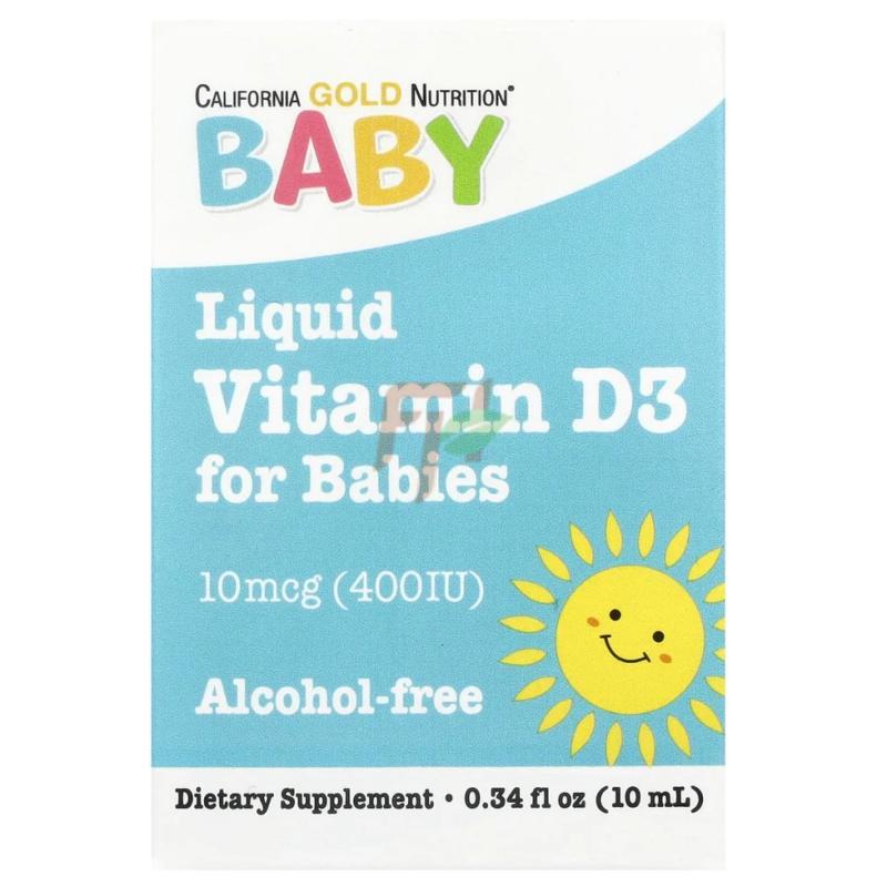 California Gold LIQUID VITAMIN D3 FOR BABIES - купить в Москве | FitHerb