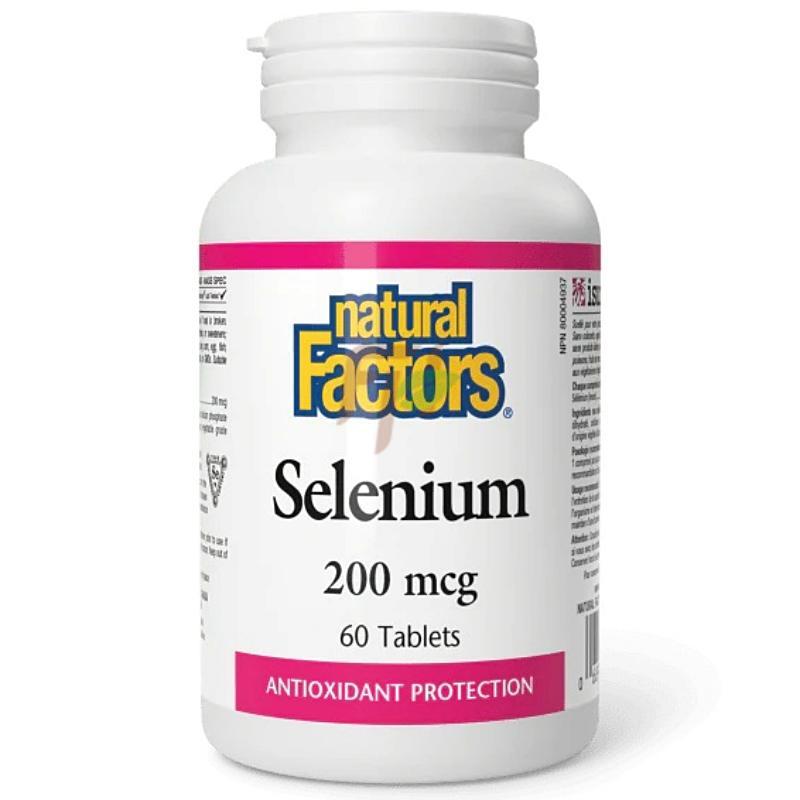 Natural Factors SELENIUM (200 мкг * 60 табл) - купить в Москве | FitHerb